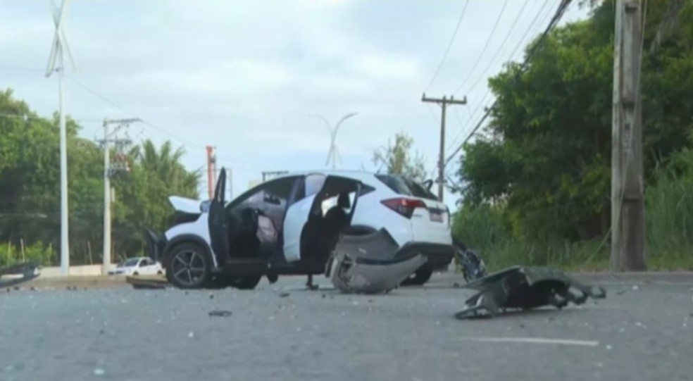 Grave acidente com morte de mulher e motorista preso - Notícias Vitória ...